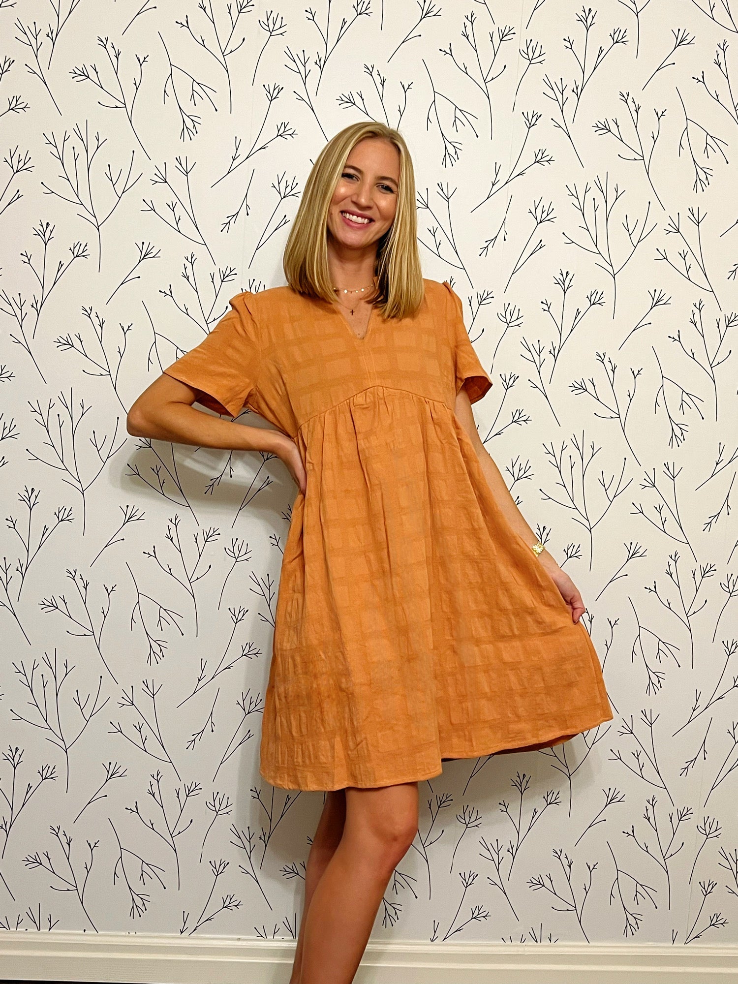 Orange You Glad It's Fall Dress – Grant and Grace
